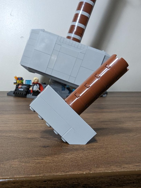 LEGO MOC Mini Mjolnir by Bricks and Capes | Rebrickable - Build with LEGO