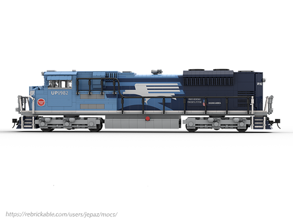LEGO MOC Union Pacific SD70ACe Heritage Bundle by jepaz | Rebrickable ...