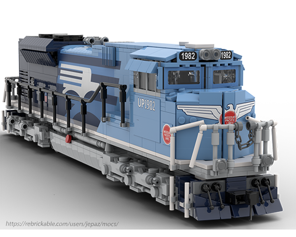 LEGO MOC Union Pacific SD70ACe Heritage Bundle by jepaz | Rebrickable ...