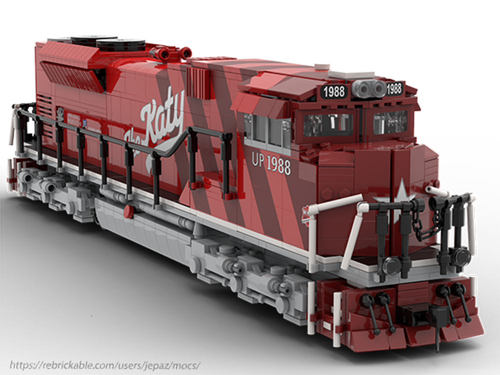 LEGO MOC Union Pacific 1988 The Katy Heritage SD70ACE by jepaz ...