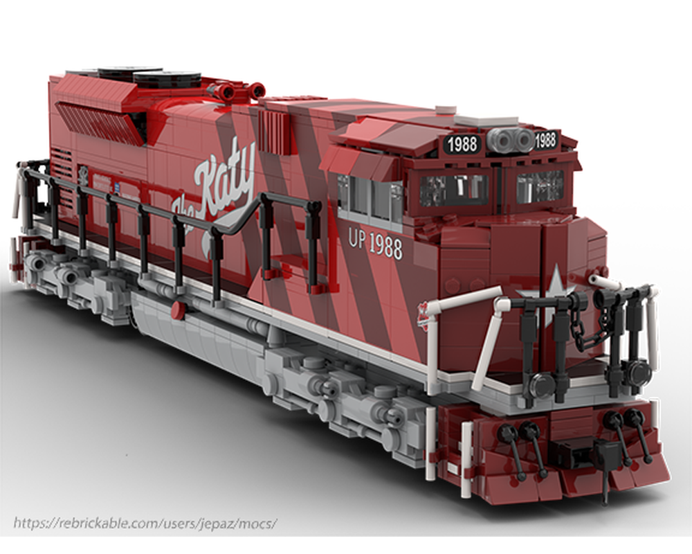 LEGO MOC Union Pacific 1988 The Katy Heritage SD70ACE by jepaz ...