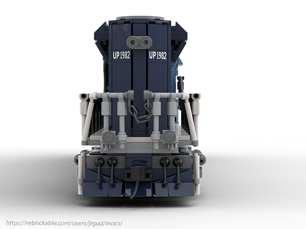 LEGO MOC Union Pacific UP 1982 Missouri Pacific Heritage SD70ACE by ...