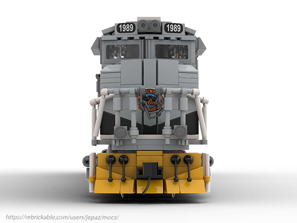 LEGO MOC Union Pacific UP 1989 Rio Grande Heritage SD70ACE by jepaz ...