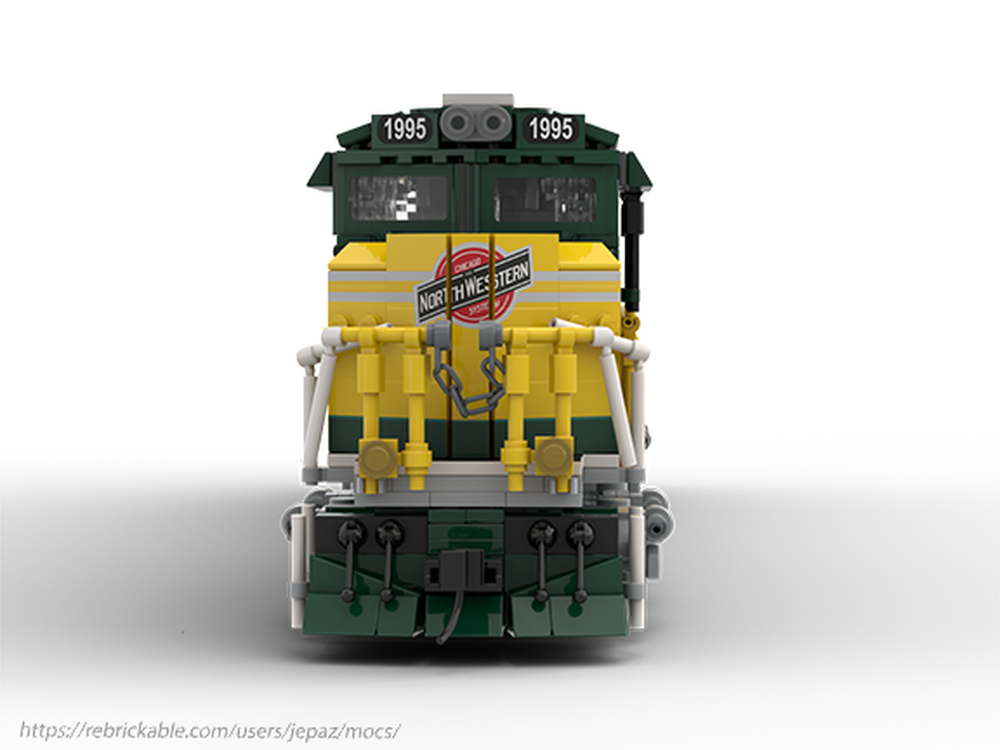 LEGO MOC Union Pacific UP 1995 Chicago Northwestern Heritage SD70ACE by ...