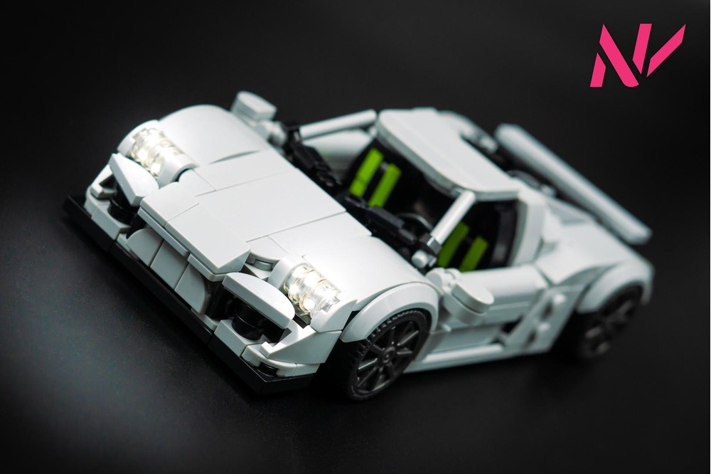Lego Moc Porsche 918 Spyder By Nv Carmocs Rebrickable Build With Lego