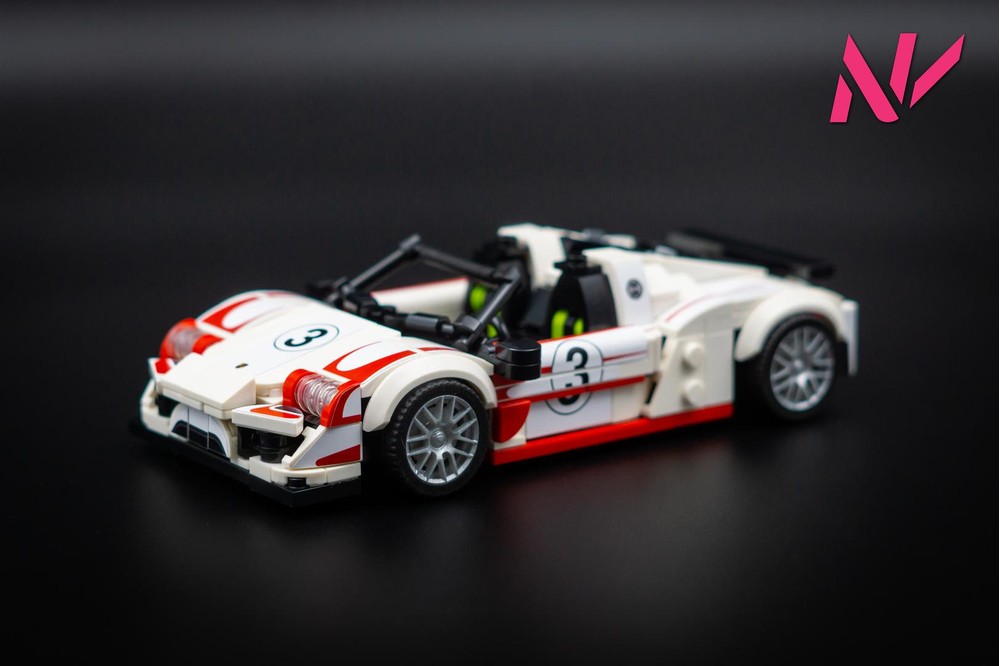 Lego Moc Porsche 918 Spyder By Nv Carmocs Rebrickable Build With Lego
