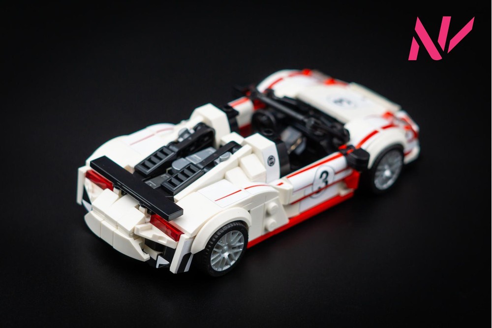 Lego Moc Porsche 918 Spyder By Nv Carmocs Rebrickable Build With Lego