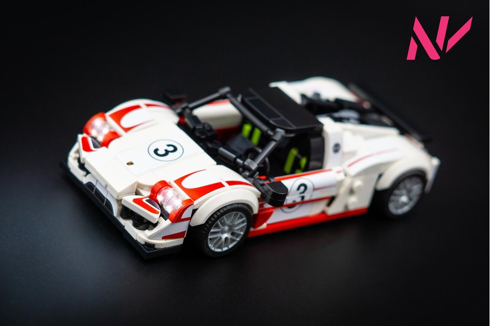 Lego Moc Porsche 918 Spyder By Nv Carmocs Rebrickable Build With Lego