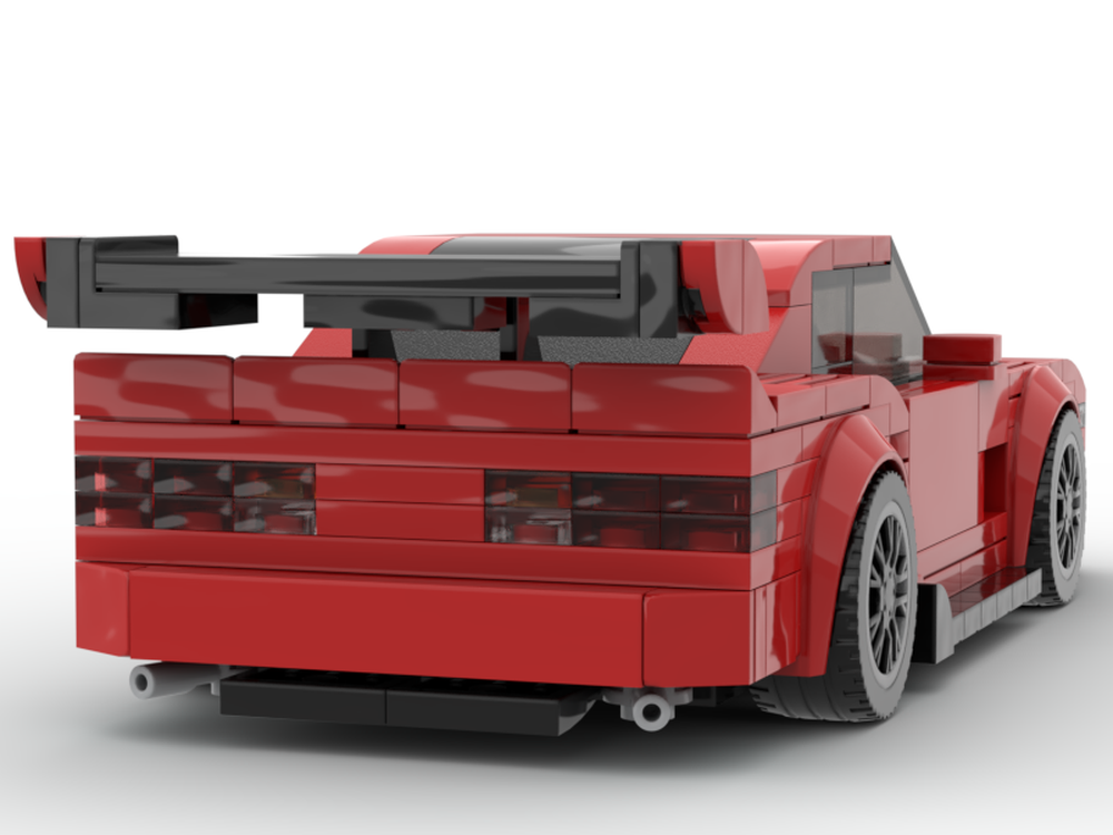Lego Moc 1993 Nissan Silvia S13 240sx Time Attack Custom Rb26dett