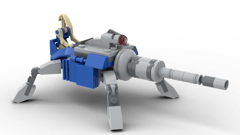 LEGO MOC Medium Droid Cannon with Pilot by Kncklcht | Rebrickable ...