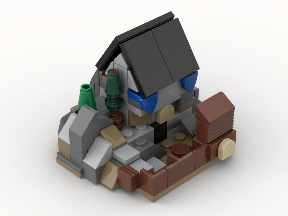 LEGO MOC Burg Blaustein Micro (Castle Bluestone Micro) by ...