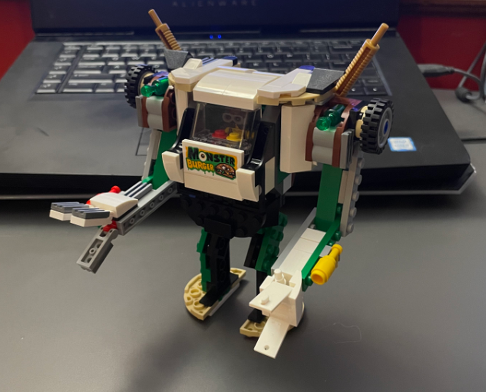 LEGO MOC Monster Burger Mech Suit by eric_nunya | Rebrickable - Build ...