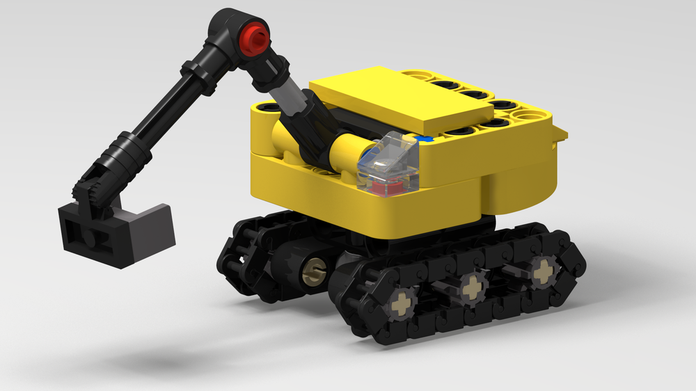 LEGO MOC Mini Excavator by Ronald_Rumf | Rebrickable - Build with LEGO