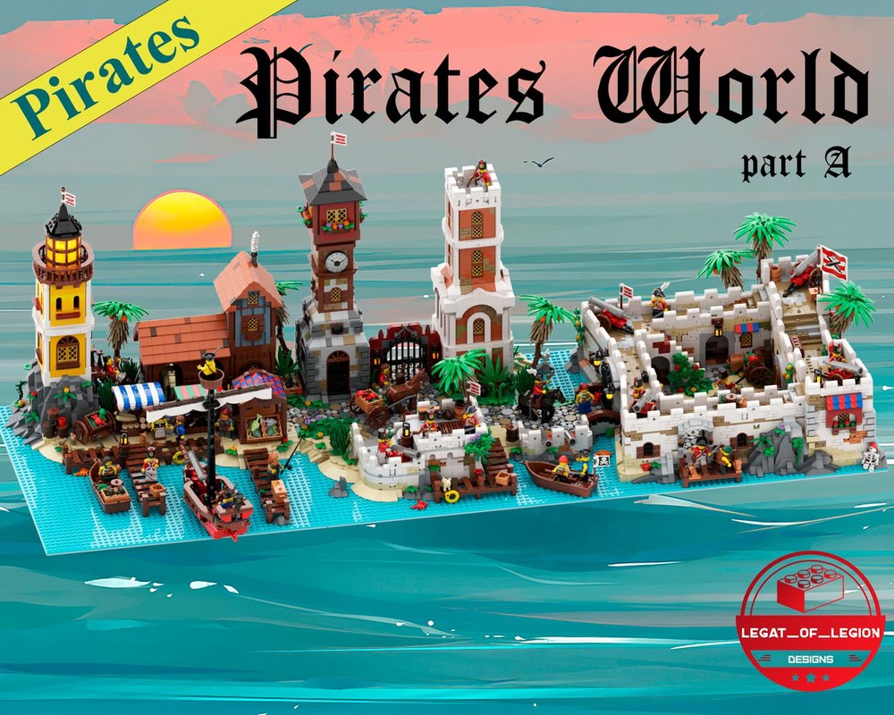 LEGO MOC Pirates World (Part A) by Legat_Of_Legion | Rebrickable ...