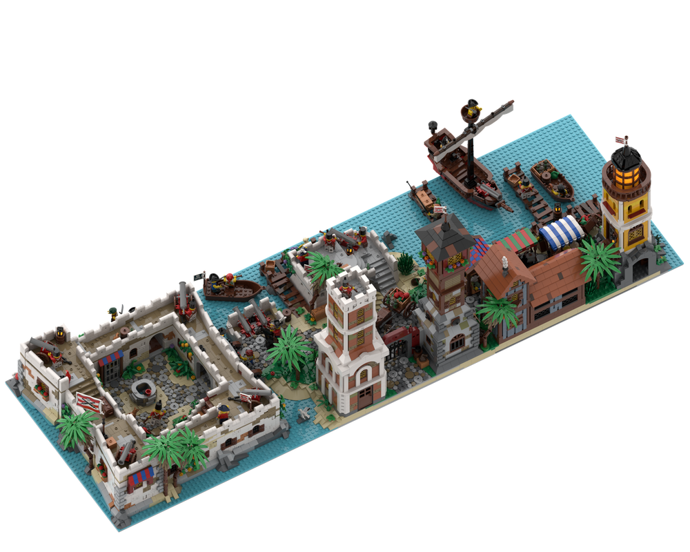 Lego Moc Pirates World Part A By Legatoflegion Rebrickable