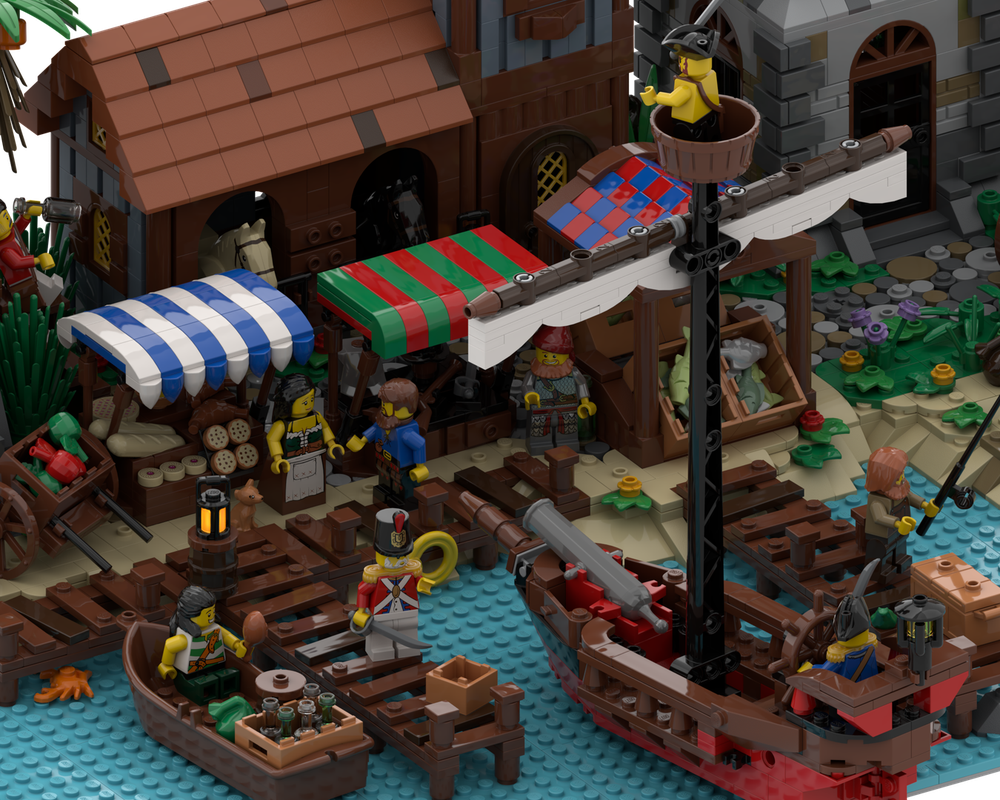Lego Moc Pirates World Part A By Legatoflegion Rebrickable