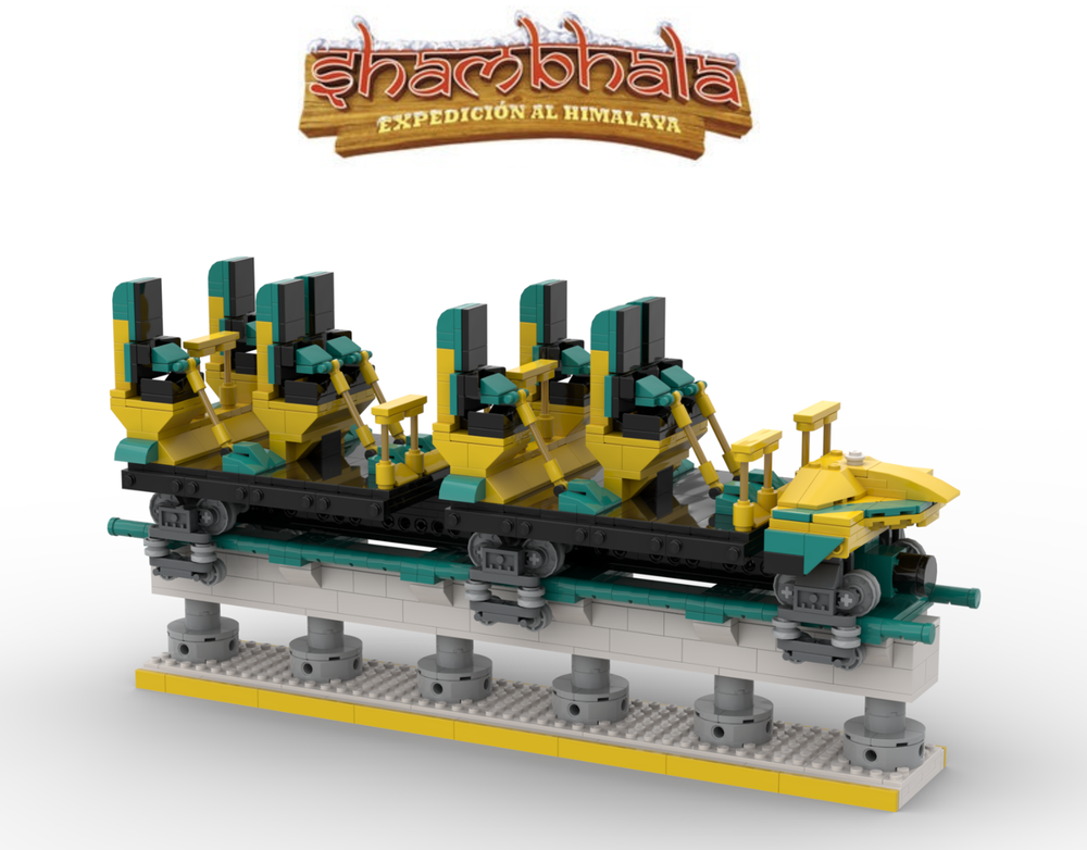 LEGO MOC Roller coaster - SHAMBHALA - PortAventura Park by Coasters ...