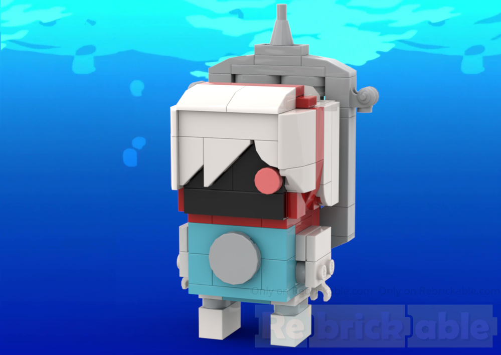 LEGO MOC Orpheus BrickHead - Persona 3 by GoldengamerLego | Rebrickable ...