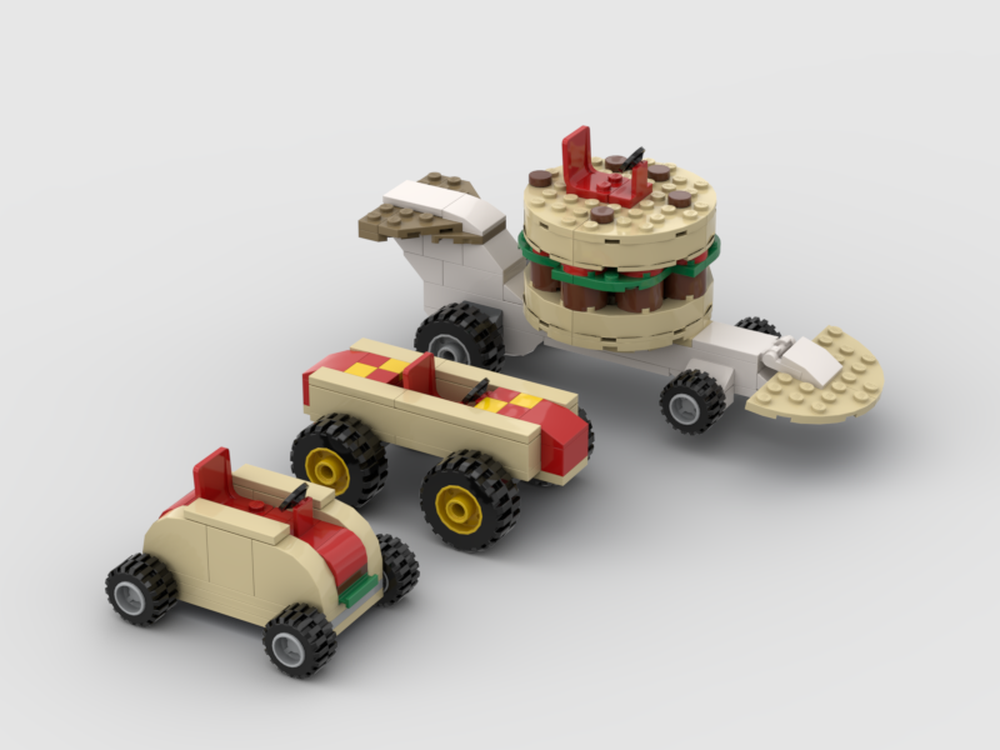 LEGO MOC Fast foods by bloooop | Rebrickable - Build with LEGO