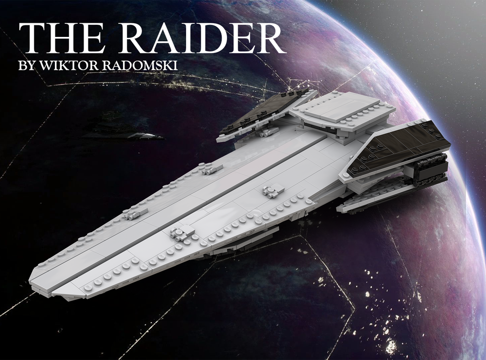 LEGO MOC Raider-Class Corvette by Wiktor Radomski | Rebrickable - Build ...