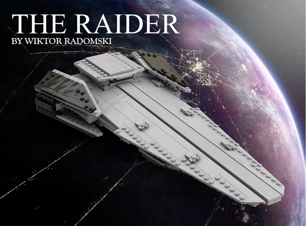 Lego Moc Raider Class Corvette By Wiktor Radomski Rebrickable Build
