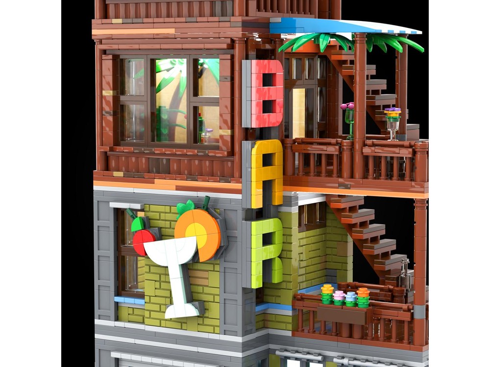 Lego Moc Cocktail Bar And Tire Shop By Pribri Rebrickable Build With Lego