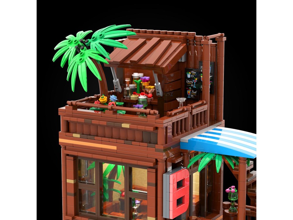 Lego Moc Cocktail Bar And Tire Shop By Pribri Rebrickable Build With Lego