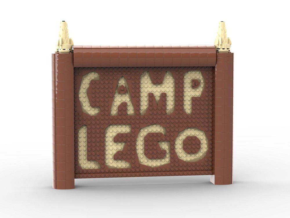 LEGO MOC Camp Lego Sign by ZTBricks | Rebrickable - Build with LEGO