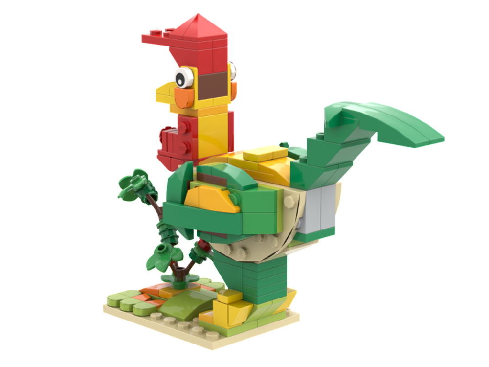 Lego Moc Rooster By Matrynka Rebrickable Build With Lego