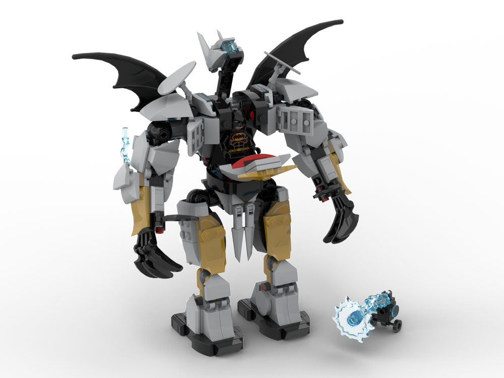 LEGO MOC Bat Mech Battle by SaiBrickShop | Rebrickable - Build with LEGO
