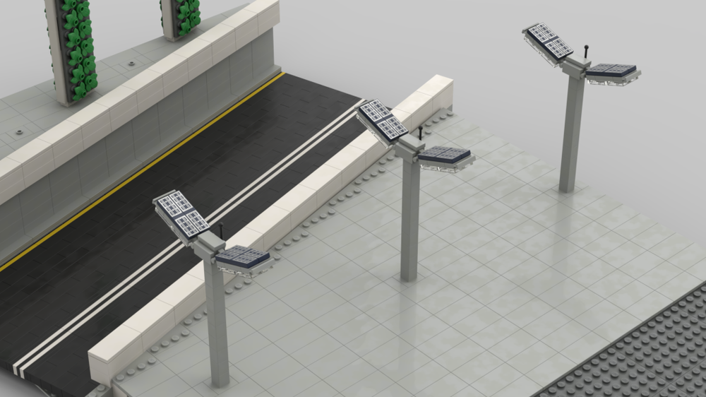 LEGO MOC Outdoor Light Pole by Futurism_Lego | Rebrickable - Build with ...