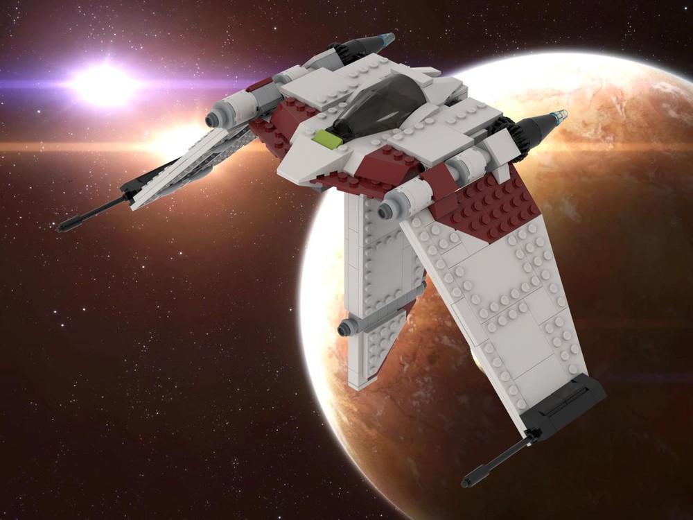 LEGO MOC V-19 Torrent Starfighter by NinjaWarriorBob | Rebrickable ...