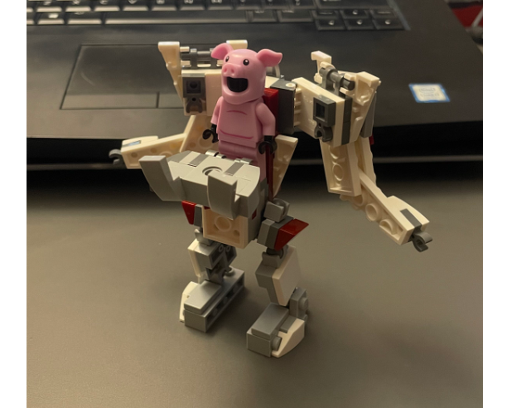 Lego Moc Futuristic Flyer Mech Suit By Ericnunya Rebrickable Build