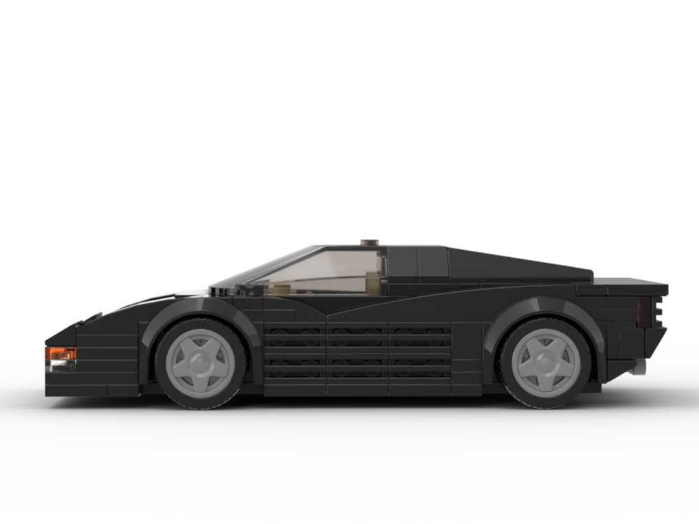 Lego Moc 1984 Ferrari Testarossa By Kinetickit Rebrickable Build