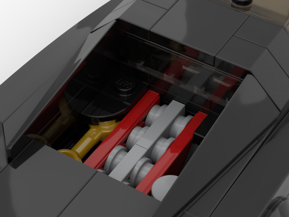 Lego Moc 1984 Ferrari Testarossa By Kinetickit Rebrickable Build