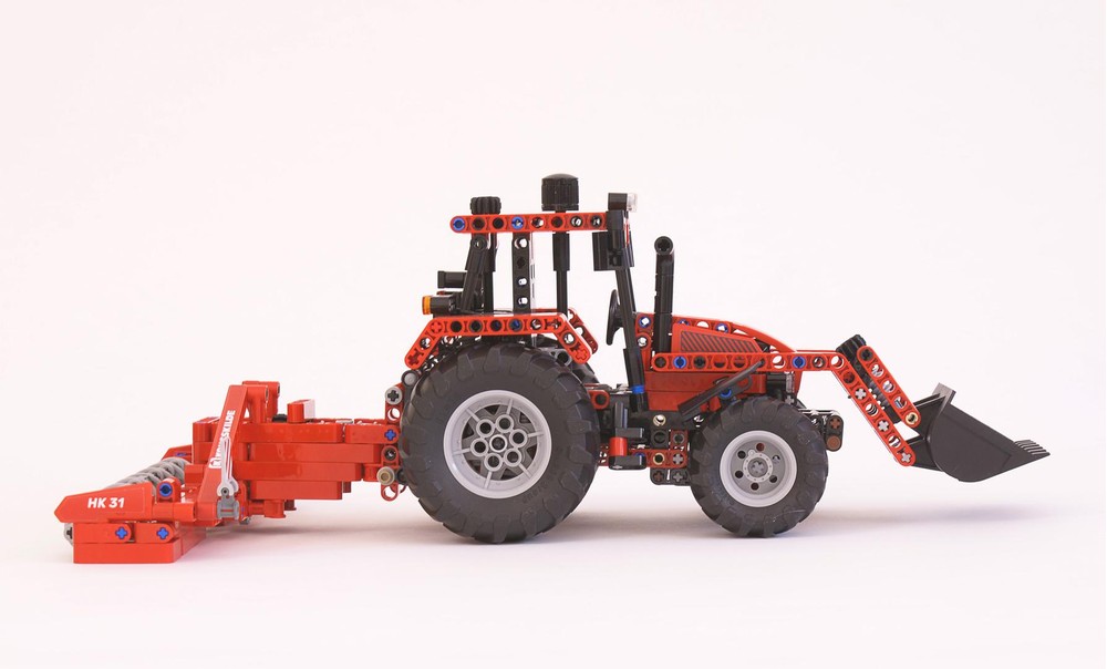 Lego Moc Rotary Cultivator By Ultra32 Rebrickable Build With Lego