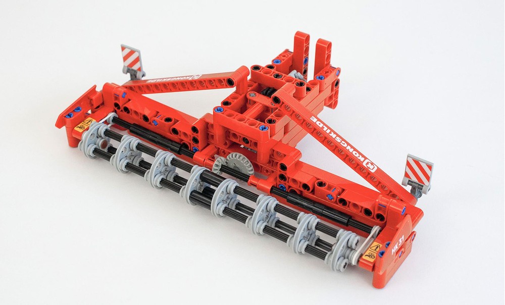 Lego Moc Rotary Cultivator By Ultra32 Rebrickable Build With Lego