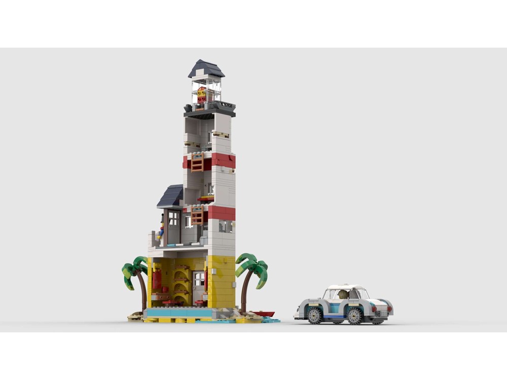 LEGO MOC Sabre Island Eldorado Lighthouse - Alternate Build of 2 x ...