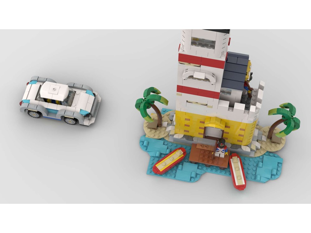 LEGO MOC Sabre Island Eldorado Lighthouse - Alternate Build of 2 x ...