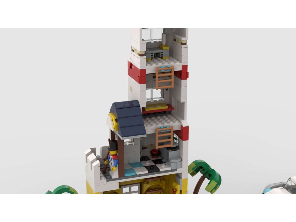 LEGO MOC Sabre Island Eldorado Lighthouse - Alternate Build of 2 x ...
