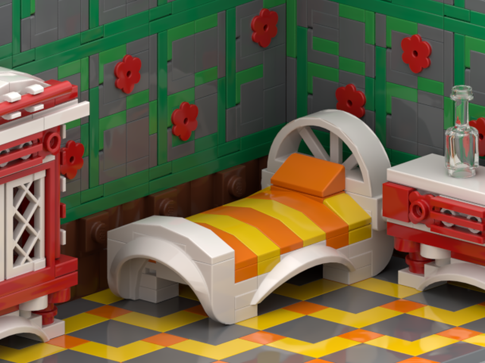 LEGO MOC seventies bedroom by MadonnA | Rebrickable - Build with LEGO