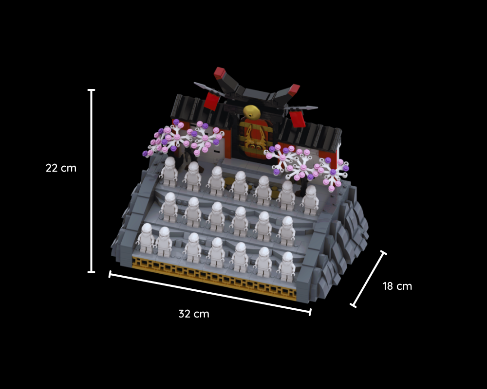 Lego Moc The Ninjago Movie Cmf Minifigures Display Stand By