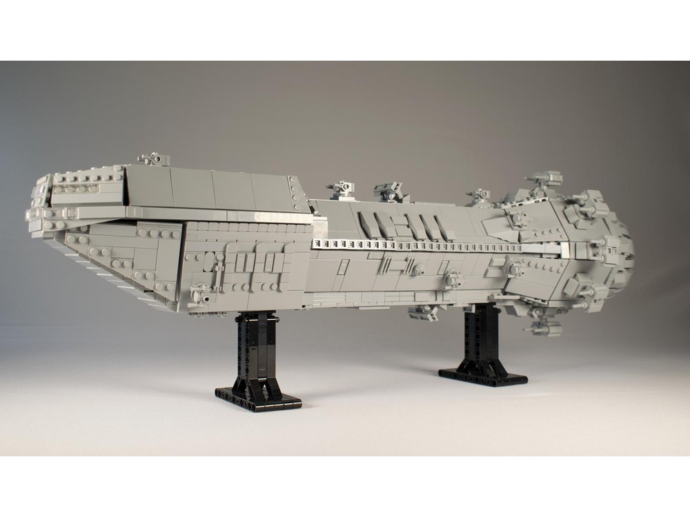 LEGO MOC Lancer Class Frigate by Wiktor Radomski | Rebrickable - Build ...