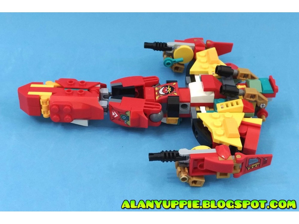 LEGO MOC Transformer Jet plane from LEGO Monkie Kid 80040: Combi Mech ...