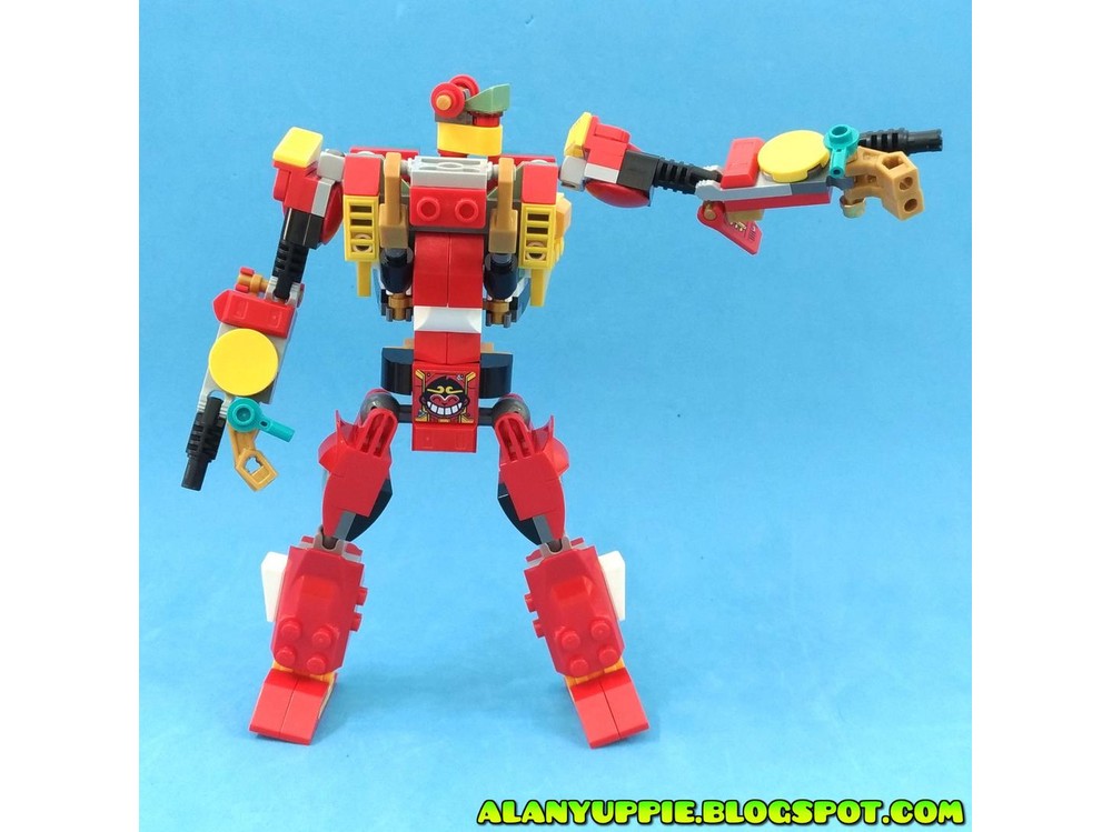 LEGO MOC Transformer Jet plane from LEGO Monkie Kid 80040: Combi Mech ...