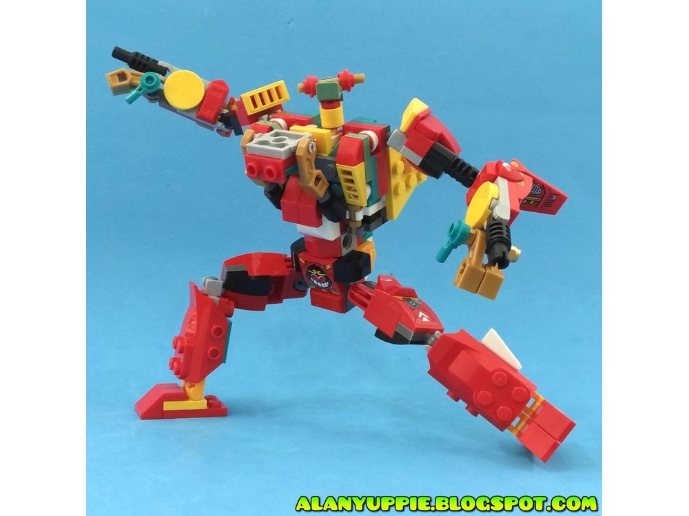 LEGO MOC Transformer Jet plane from LEGO Monkie Kid 80040: Combi Mech ...