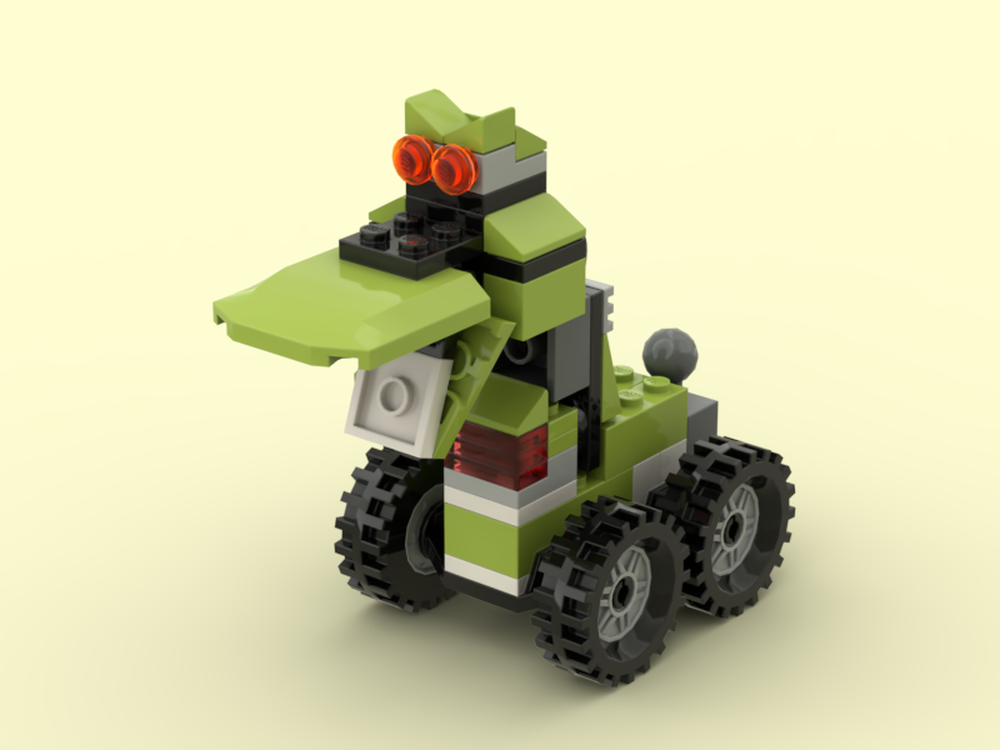 LEGO MOC 31007 - Pull Along Duck by Feetje | Rebrickable - Build with LEGO