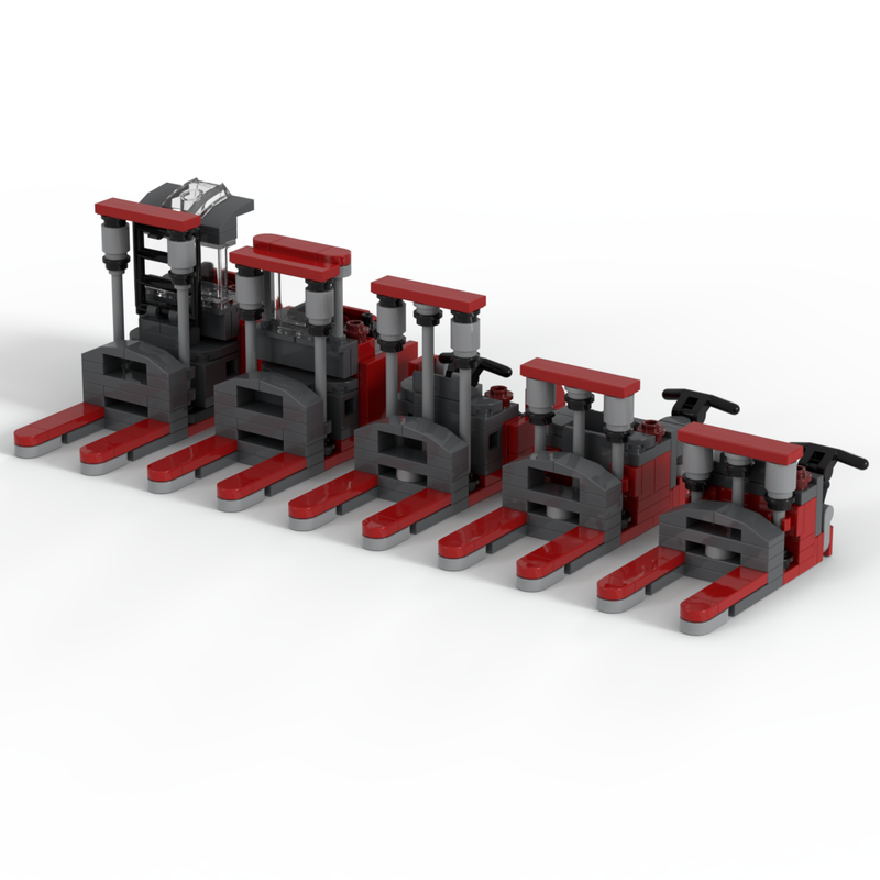 LEGO MOC Pallet Stacker Truck Set by HardytheDoggo | Rebrickable ...