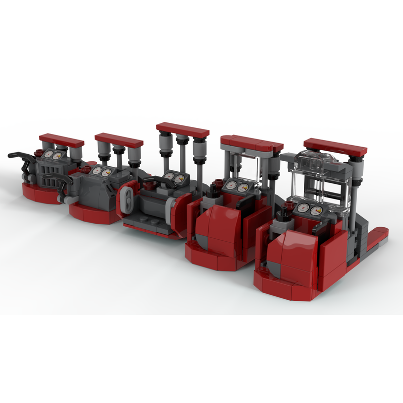 LEGO MOC Pallet Stacker Truck Set by HardytheDoggo | Rebrickable ...