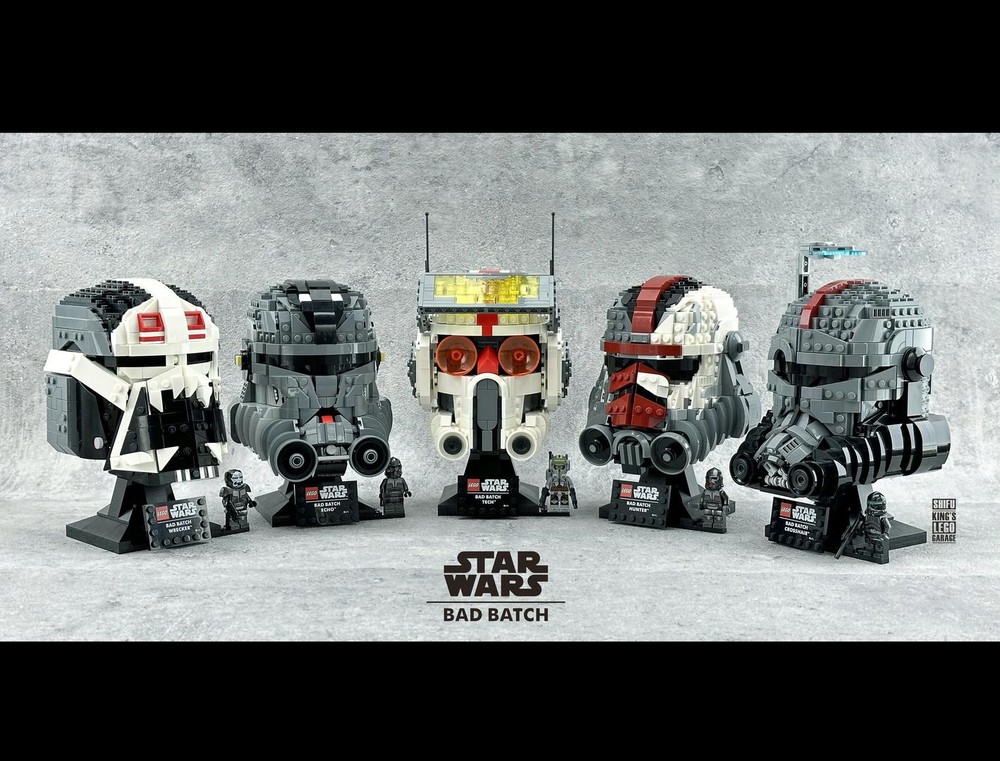 LEGO MOC Bad Batch squad helmet by alwaysking | Rebrickable - Build ...